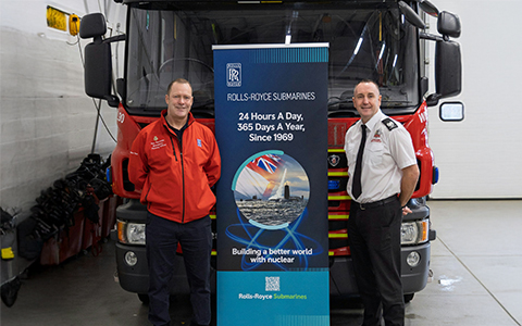 Rolls-Royce donation of equipment to Derbyshire Fire & Rescue Service ...